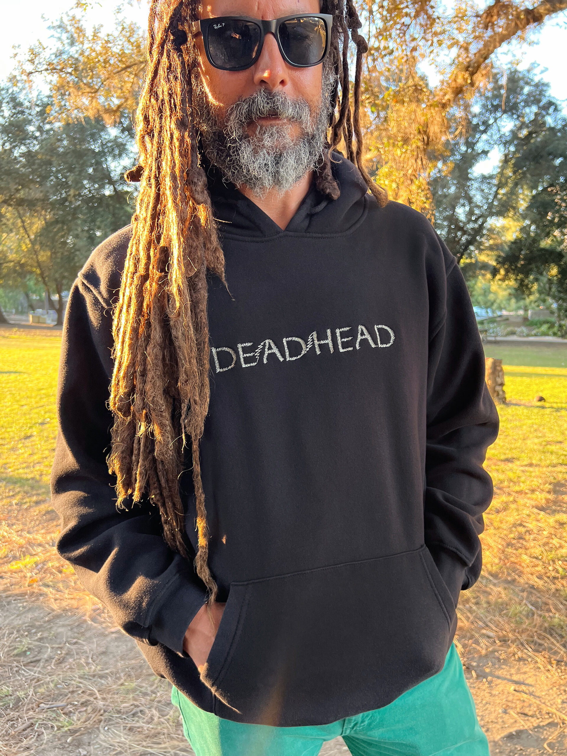 Hand Drawn & Stitched Deadhead Hoodie - Wovenfree
