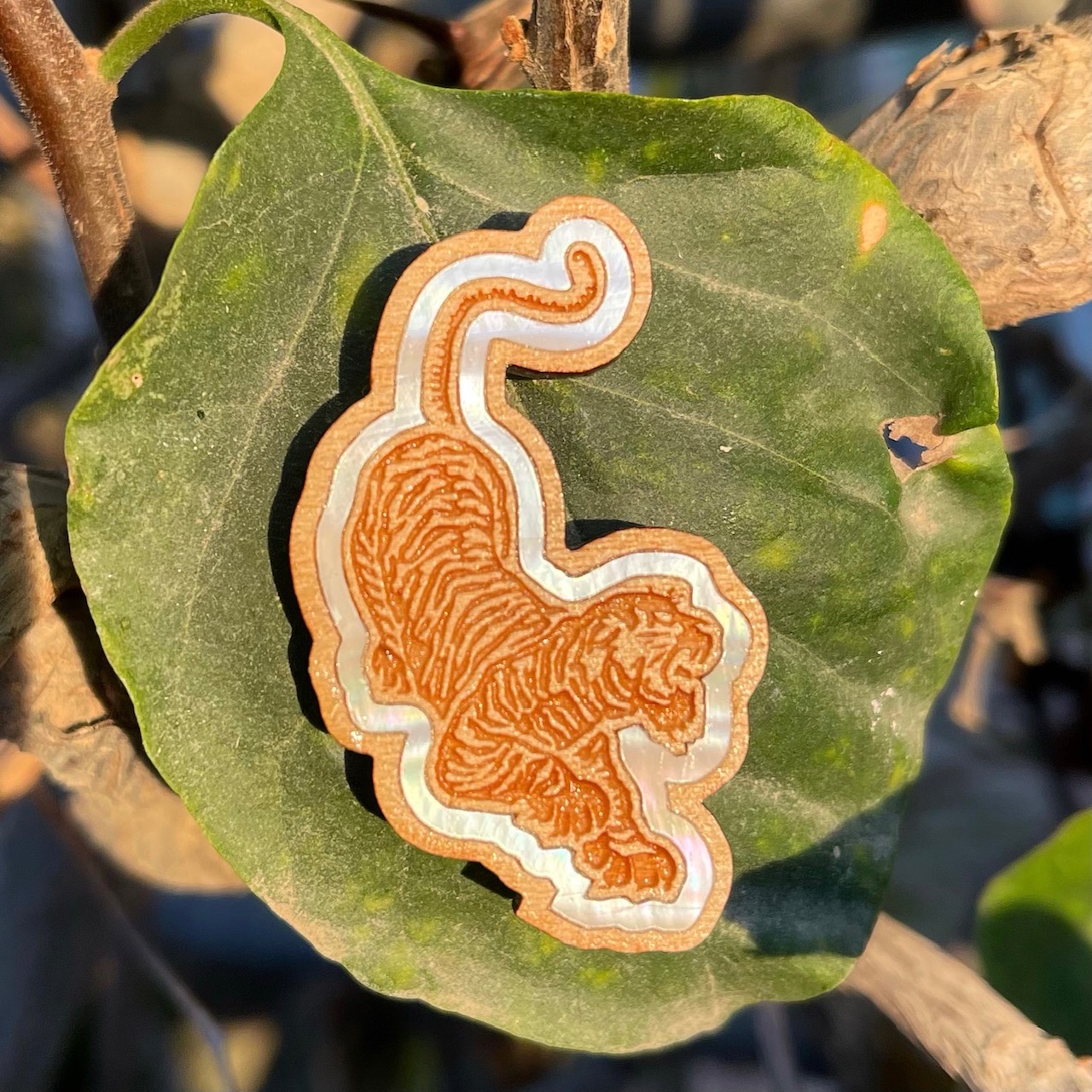 Sold Out. Doug Irwin Certified Tiger Pin - Wovenfree