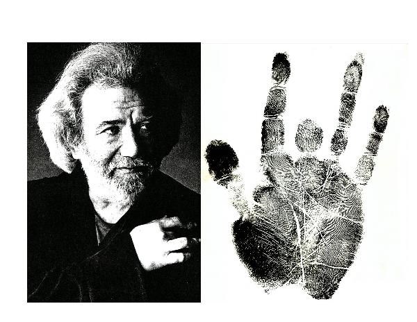 Jerry Hand Gold Leif Handcrafted Inlay Pin - Wovenfree